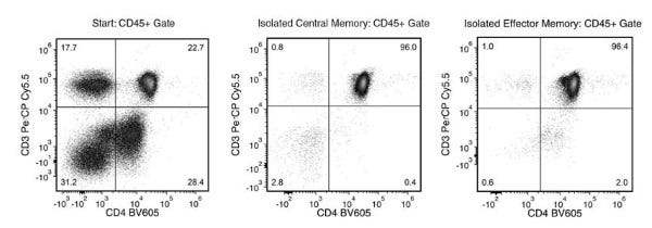 EasySep Human Central/Effector Memory CD4+ T Cell Kit EasySep Human Central/Effector Memory CD4+ T Cell Kit